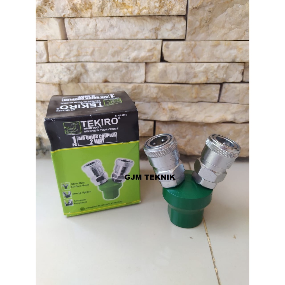 Jual Quick Coupler Tekiro 2 Way - Coupler Cabang 2 Tekiro | Shopee Indonesia
