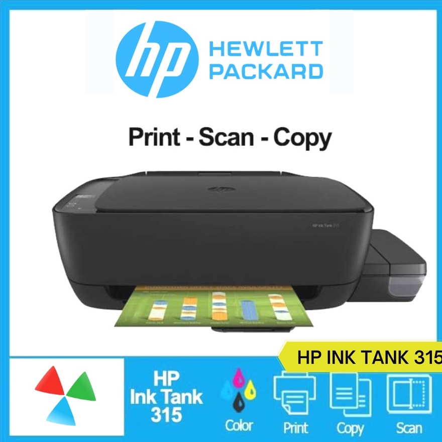 Jual PRINTER HP INK TANK 315 PRINT SCAN COPY All-in-One Indonesia ...