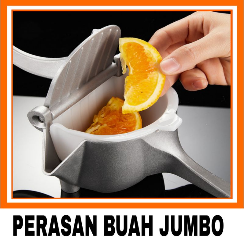 Jual ALAT PERAS PERASAN JERUK LEMON BUAH MANUAL STAINLESS STEEL JUMBO ...