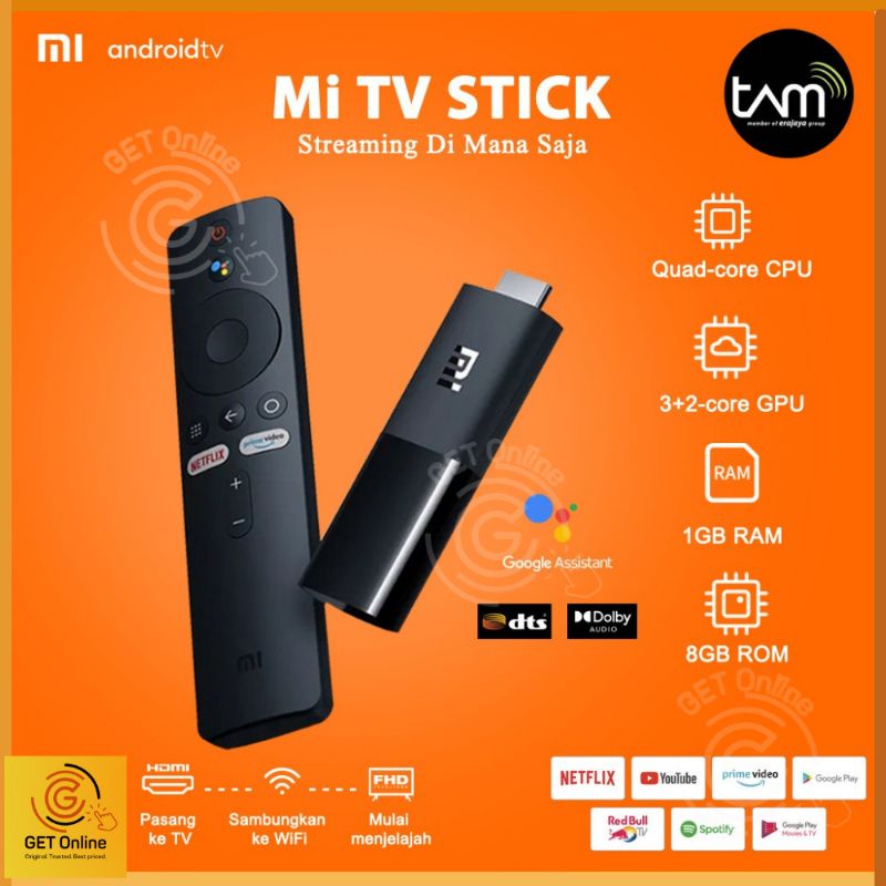Jual Xiaomi Mi TV Stick Full HD Android Stik TV - Garansi Resmi ...