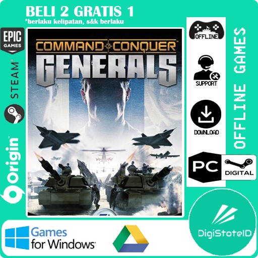 Jual Command & Conquer Generals Deluxe Edition - Game PC | Shopee Indonesia