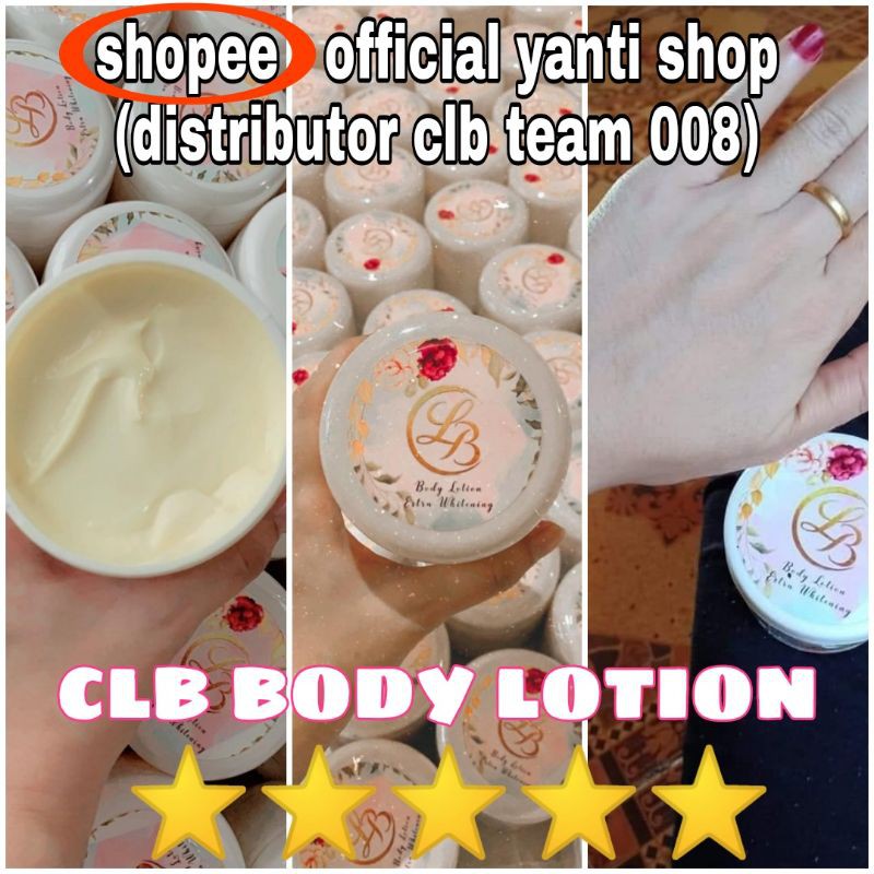 Jual CLB BODY LOTION ORIGINAL / HANDBODY PEMUTIH / PRUDUK BY GB GLOW ...