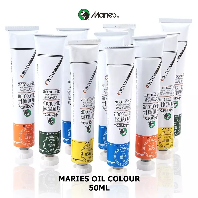 Jual MARIES OIL COLORS PAINT 50ML / MARIES OIL 50ML / CAT MINYAK ...