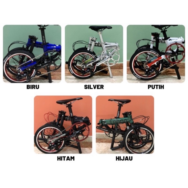 Jual Sepeda lipat FNHON FREEDOM 3 speed 16 inch not gust blast breeze ...