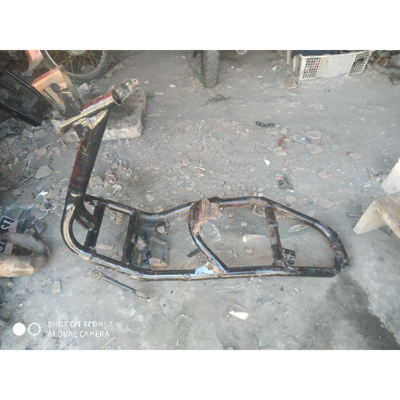 Jual rangka custom qingqi 50cc baby matic Sanex qj50 | Shopee Indonesia