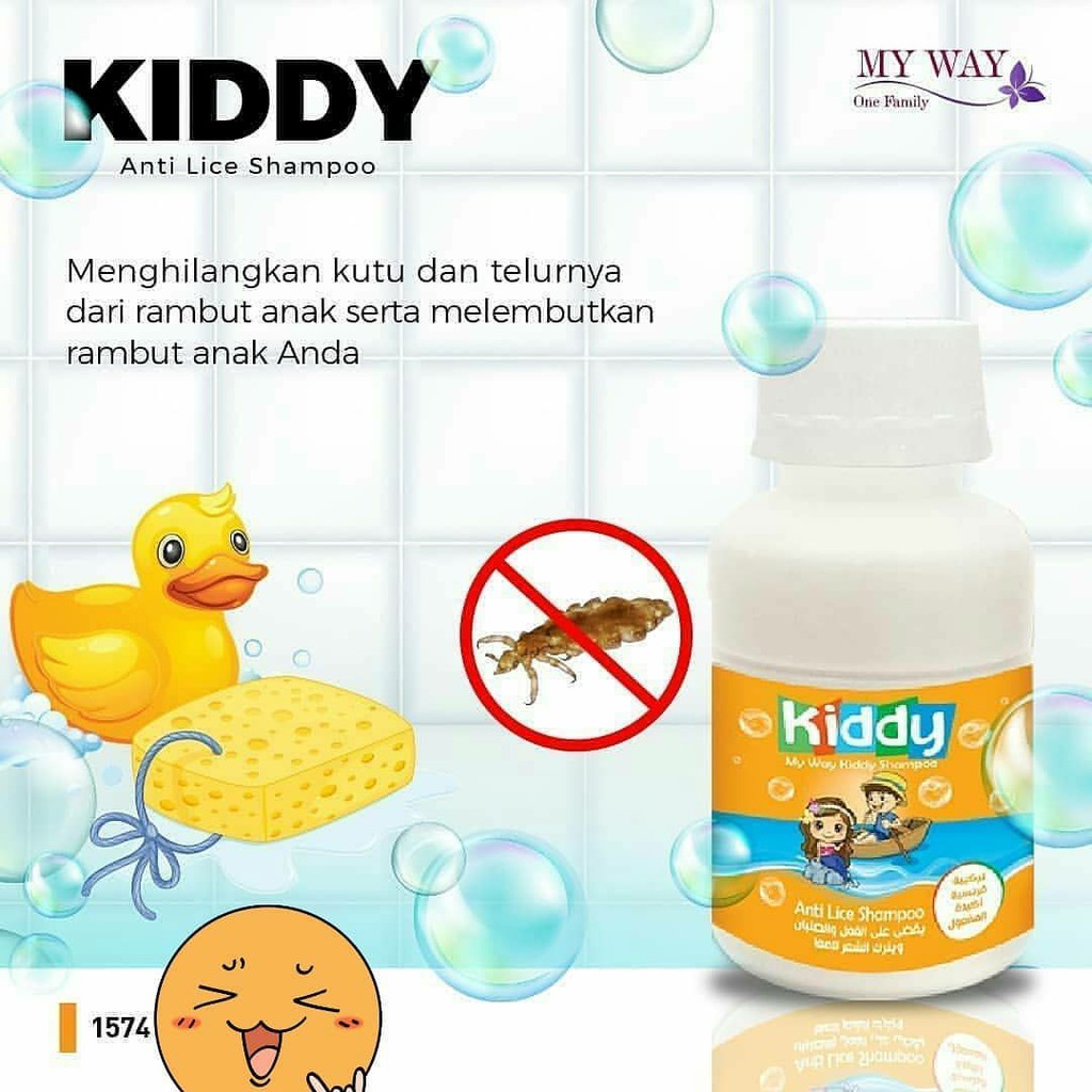 Jual Kiddy Anti Lice Shampo/Shampo Kutu anak/Kutu | Shopee Indonesia