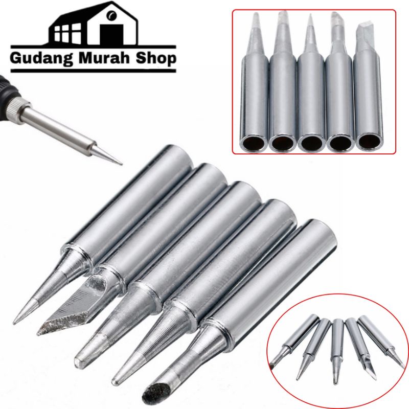 Jual Kepala Solder Iron Tips 900M-T 5 PCS - Silver ( isi 5pc mata solder ) | Shopee Indonesia
