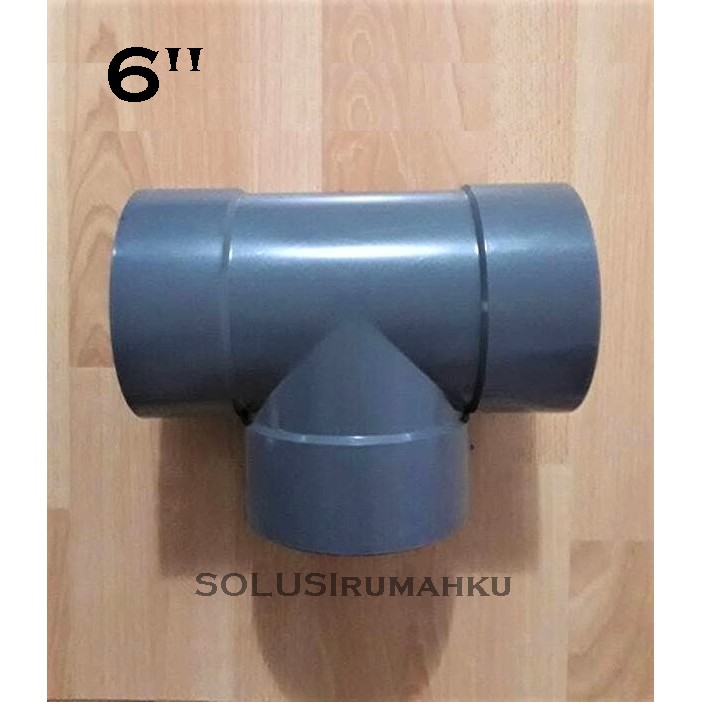 Jual MASPION Tee D 6" / Sambungan T Cabang 3 PVC ukuran 6 inch ...