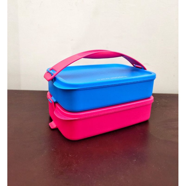Jual click to go susun 2 // rantang tupperware | Shopee Indonesia