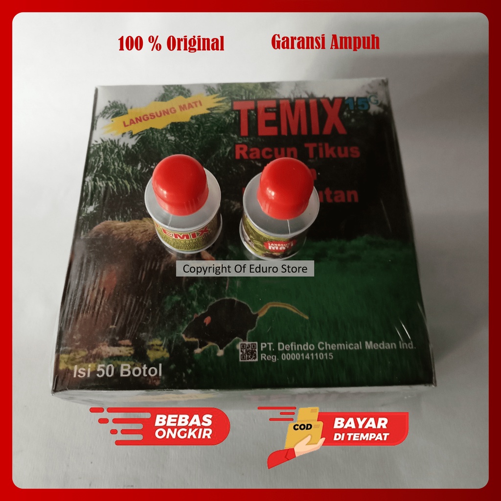 Jual TEMIK RACUN TIKUS - TEMIX RACUN TIKUS DAN BABI HUTAN - PAKET 50 ...