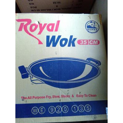 Jual Wajan Enamel Royal Wok Maspion 35 Cm | Shopee Indonesia