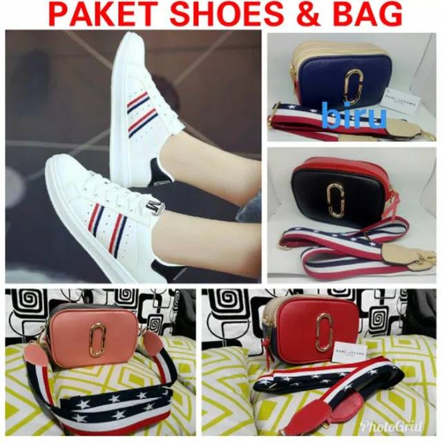 Jual PAKET TAS DAN SEPATU | Shopee Indonesia