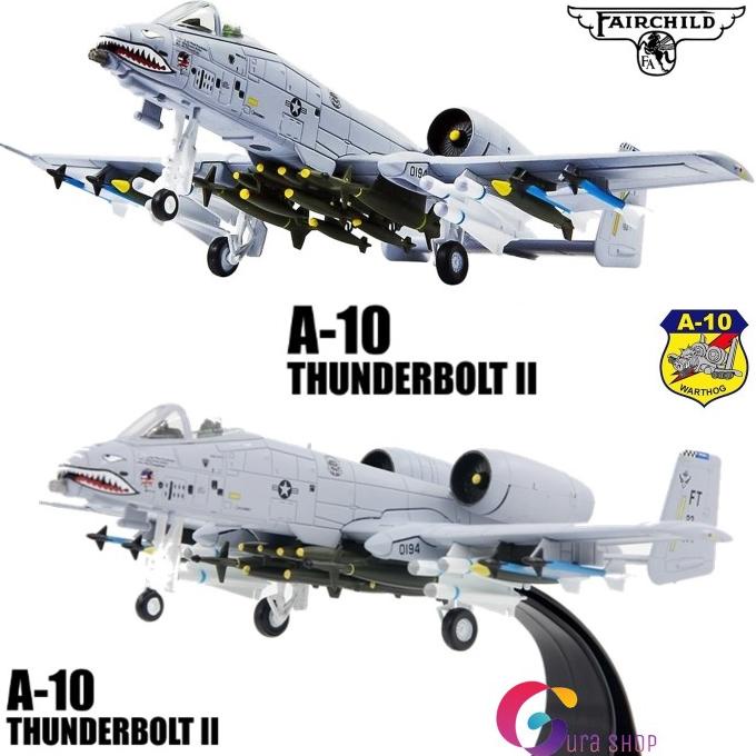 Jual DIECAST A-10 THUNDERBOLT II WARTHOG 1/100 MINIATUR PESAWAT ...