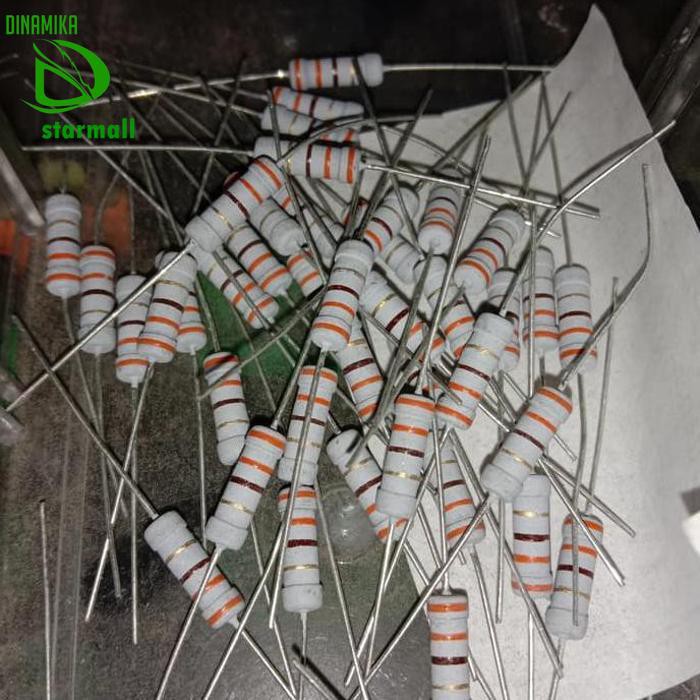 Jual Resistor 330 Ohm 330R 270Ohm 1Watt 1 Watt Toleransi 5% Pcmelebik54 ...