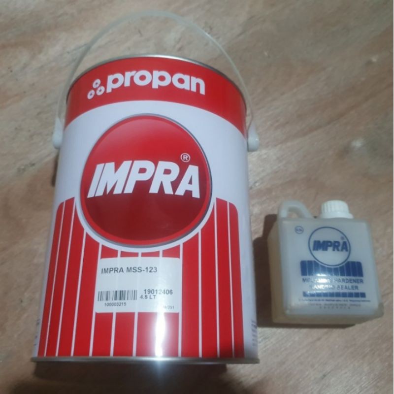 Jual Impra Base Coat Melamine Sanding Sealer Impra MSS 123 + Hardener ...