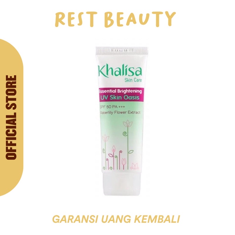 KHALISA Essential Brightening UV Skin Oasis SPF 50+++ BPOM | pgmall