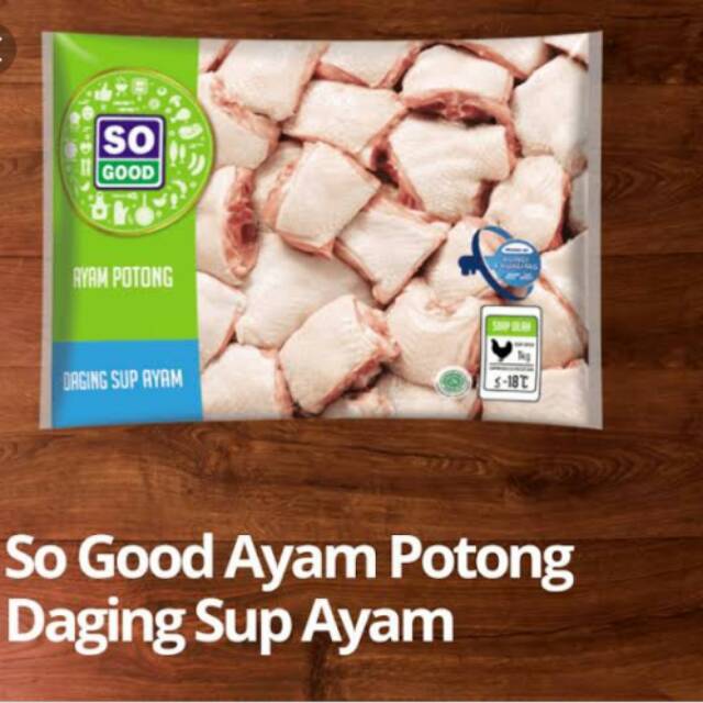 Jual SO GOOD Ayam Potong Daging Sup Ayam ukuran:1 KG | Shopee Indonesia