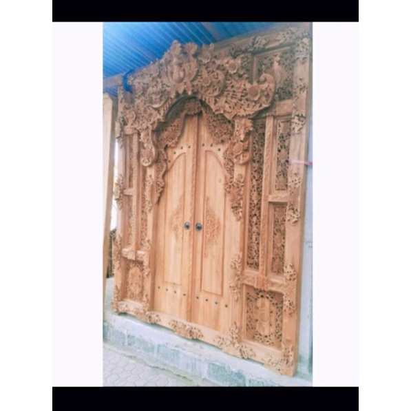 Jual pintu ukir bali/gayor motif bali | Shopee Indonesia