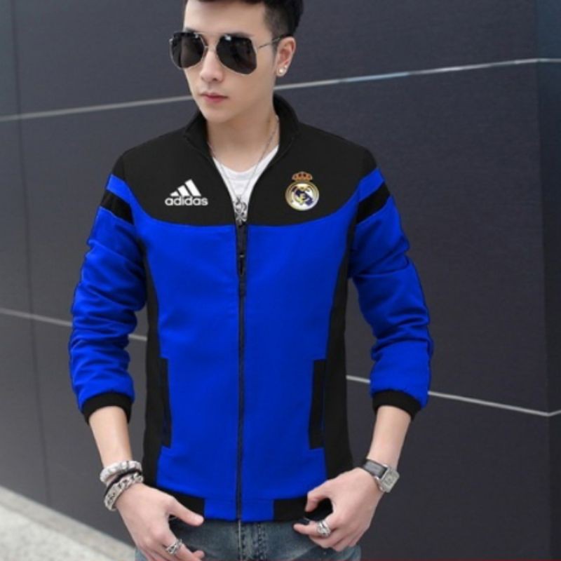 Jual BPS COD Jaket Pria REAL MADRID benhur jacket bola cowok rm ...