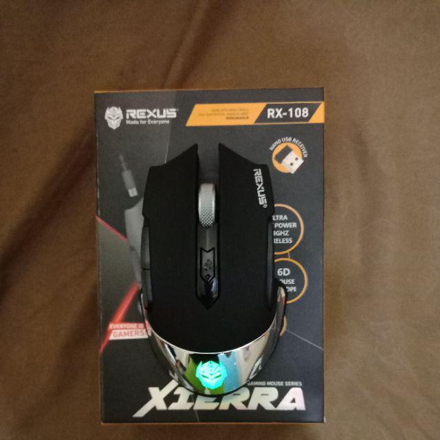 Mouse Gaming Wireless Rexus RX108 Xierra Rexus RX-108 RGB | Shopee ...