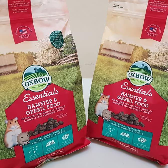 Jual Oxbow essentials hamster & gerbil makanan pelet hamster 454g ...