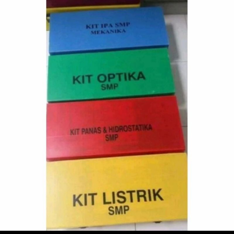Jual KIT IPA FISIKA SMP SATUSET 4 BOX, MEKANIKA, LISTRIK, OPTIKA, PANAS ...