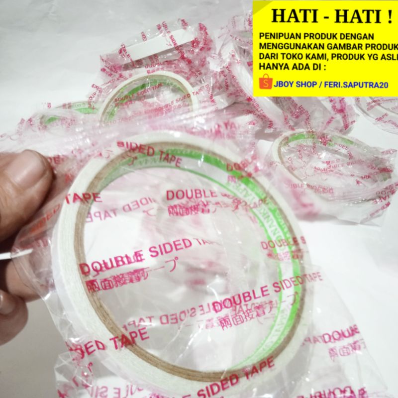Jual DOUBLE TAPE / DOBEL TIP / SOLASI DOBLE TAPE | Shopee Indonesia