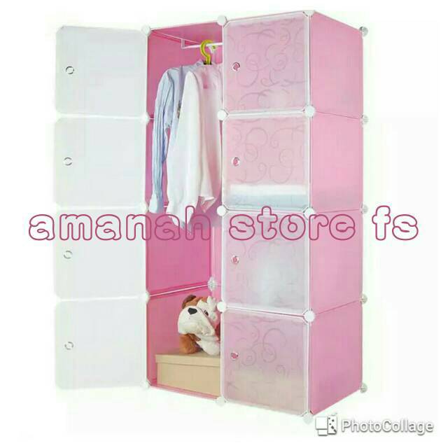 Jual Amanah store Lemari plastik, lemari rakit, lemari pakaian, rak ...
