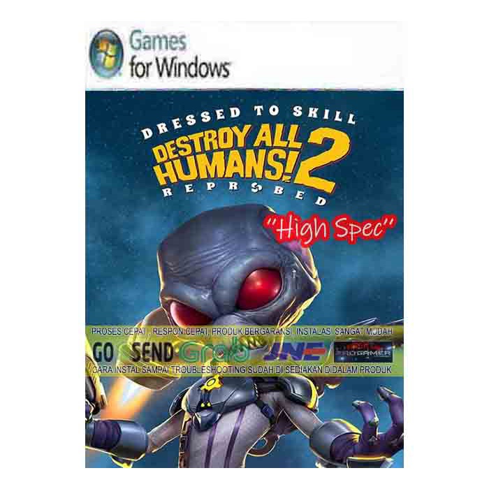 Jual DESTROY ALL HUMANS 2 REPROBED DRESSED TO SKILL EDITION PC GAME ADVENTURE | Shopee Indonesia