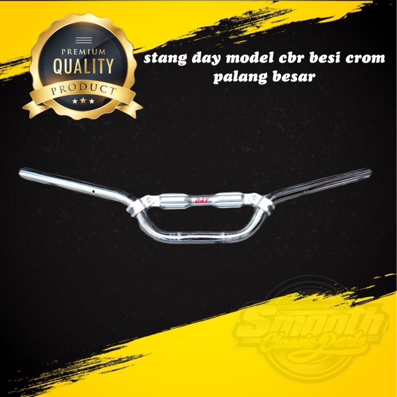 Jual STANG DAY MODEL CBR BESI CROM PALANG BESAR | Shopee Indonesia