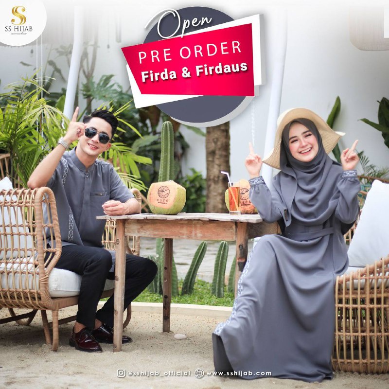 Jual OPEN PO COUPLE SET FIRDA FIRDAUS BY SS HIJAB | COUPLE IED 2022 TERBARU | SINGLE BISA ...