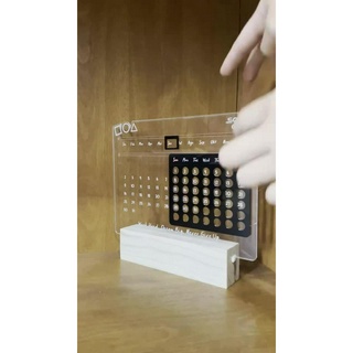 Jual kalender abadi CUSTOM / eternal calender / kalender akrilik ...