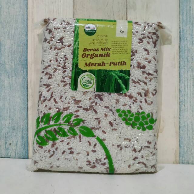 Jual BERAS MIX ORGANIK MERAH PUTIH - LINGKAR ORGANIK (Kemasan vacuum ...