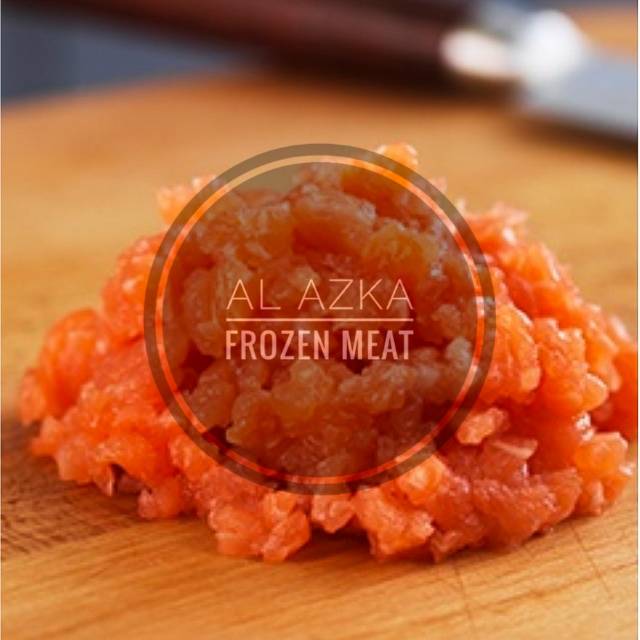 Jual Salmon Mince / Salmon Cincang / Salmon Giling / Minced Salmon ...