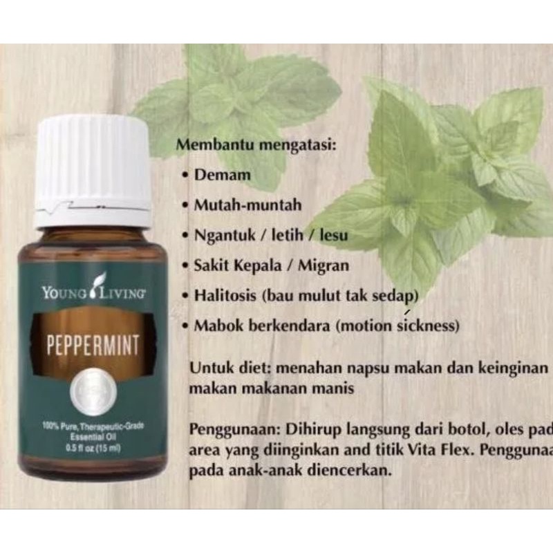 Jual YOUNG LIVING ESSENTIAL OIL | PEPPERMINT | Shopee Indonesia