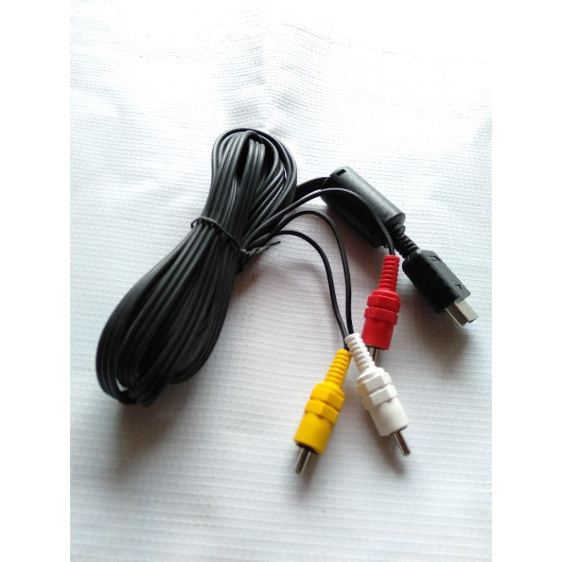 Jual kabel Av PS1 PS2 PS3 original | Shopee Indonesia
