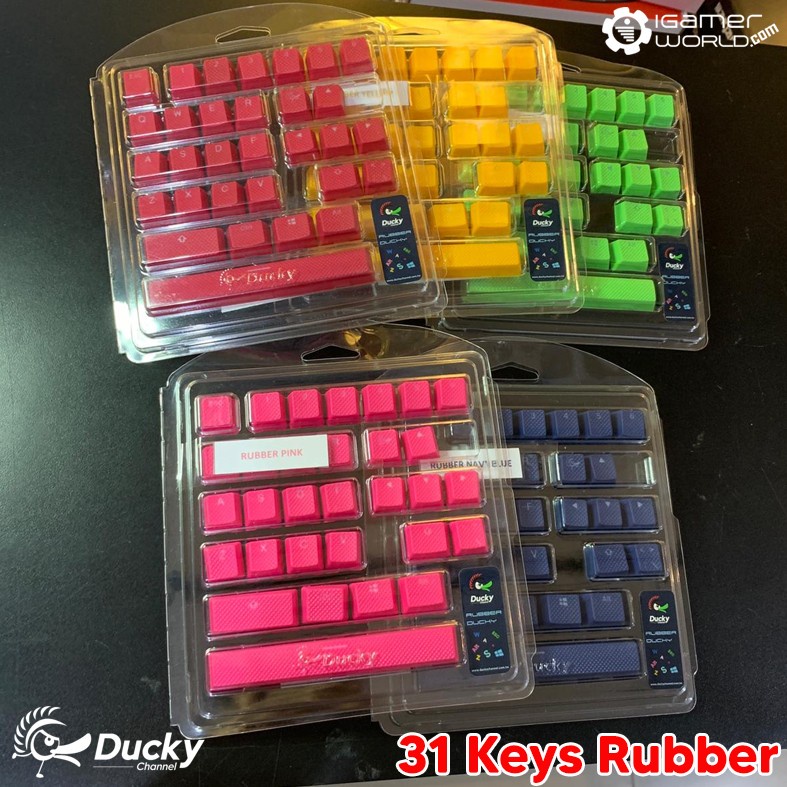Jual Ducky 31 Keys Rubber Keycaps for Mechanical Gaming Keyboard ...