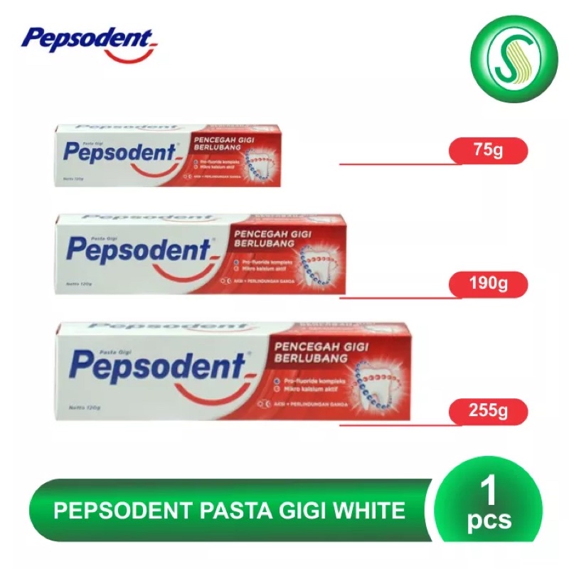 Jual Pasta Gigi PEPSODENT 25gr, 75gr, 120gr dan 190gr | Shopee Indonesia