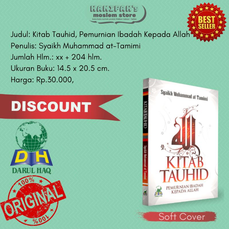 Jual Buku Kitab Tauhid Abdul Wahab | Syaikh Muhammad At Tamimi Bin ...