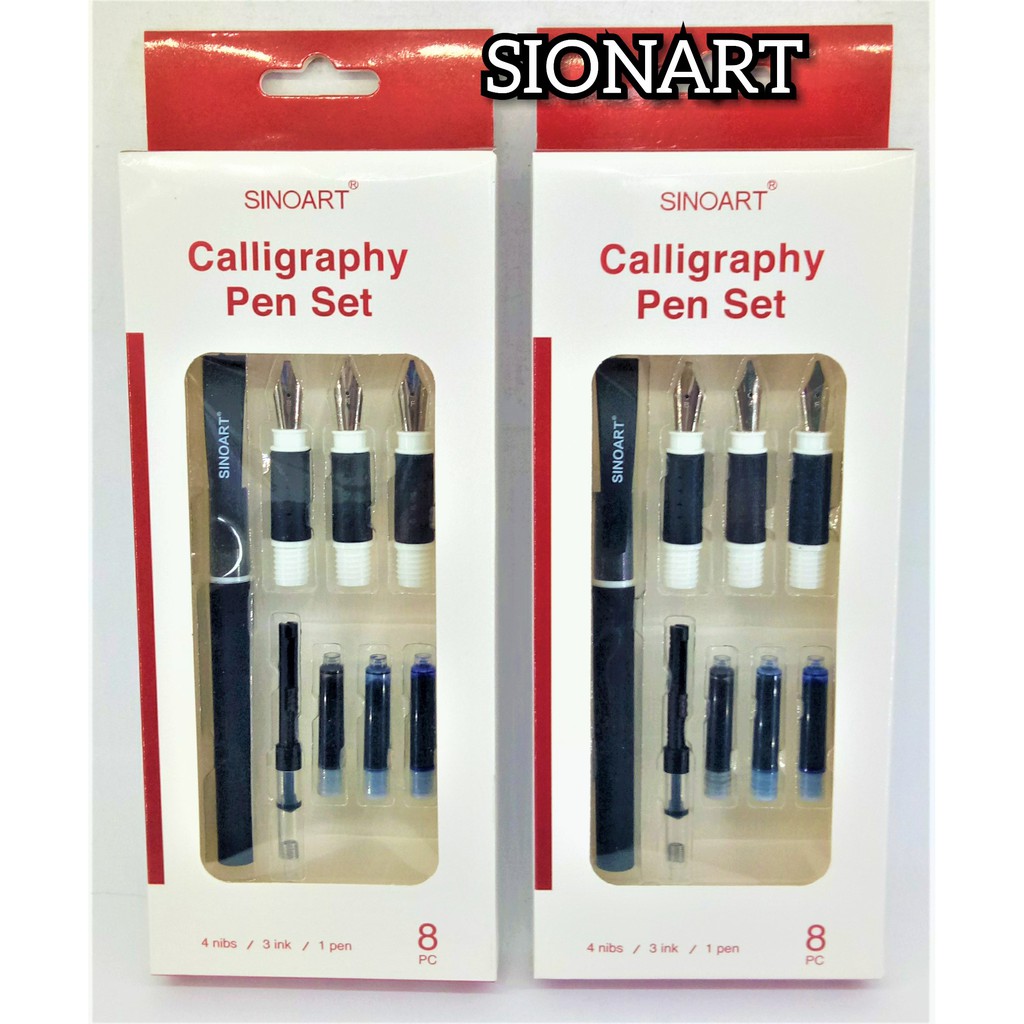 Jual Sinoart Calligraphy Fountain Pen Set | Shopee Indonesia
