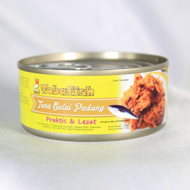 Jual Tobafish Tuna Kaleng Gulai Padang / Tuna Can in Curry 160 gram ...
