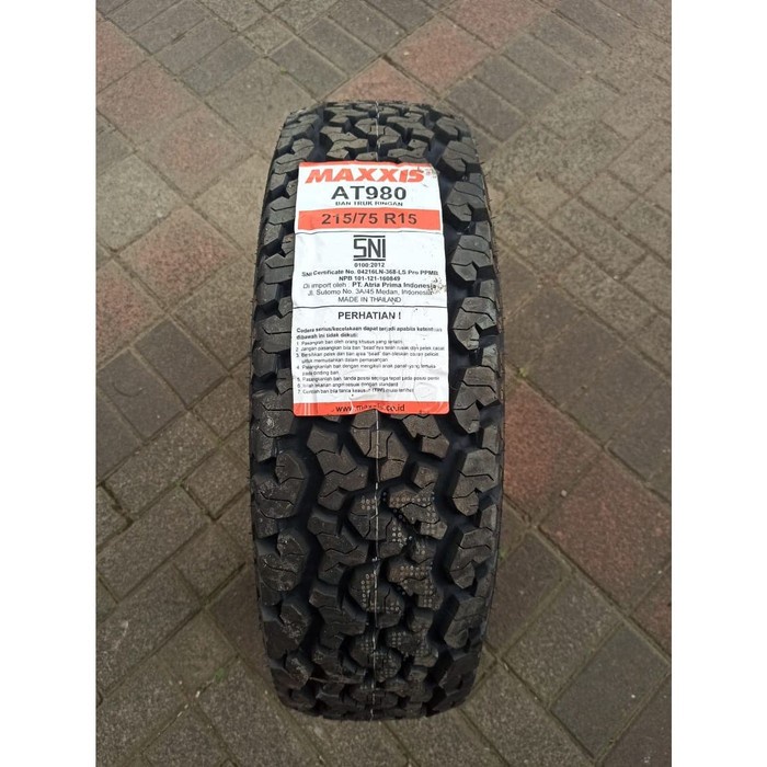 Jual Maxxis Bravo AT 980 Size 215/75 R15 Ban Mobil JEEP 4WD D-Max ...