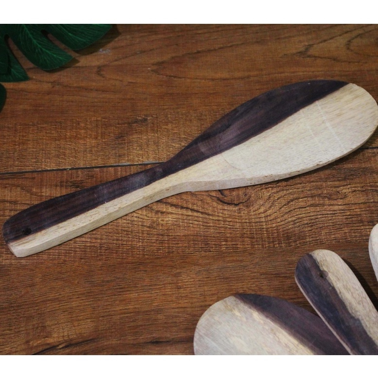 Jual Centong Nasi Kayu GAGANG PENDEK / Sendok Nasi Kayu / Centong Nasi ...