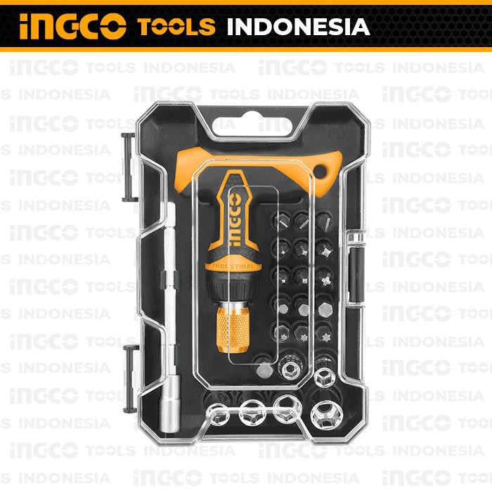 Jual 24-PCS T-HANDLE WRENCH SCREWDRIVER SET INGCO HKSDB0188 TOOLKIT ...