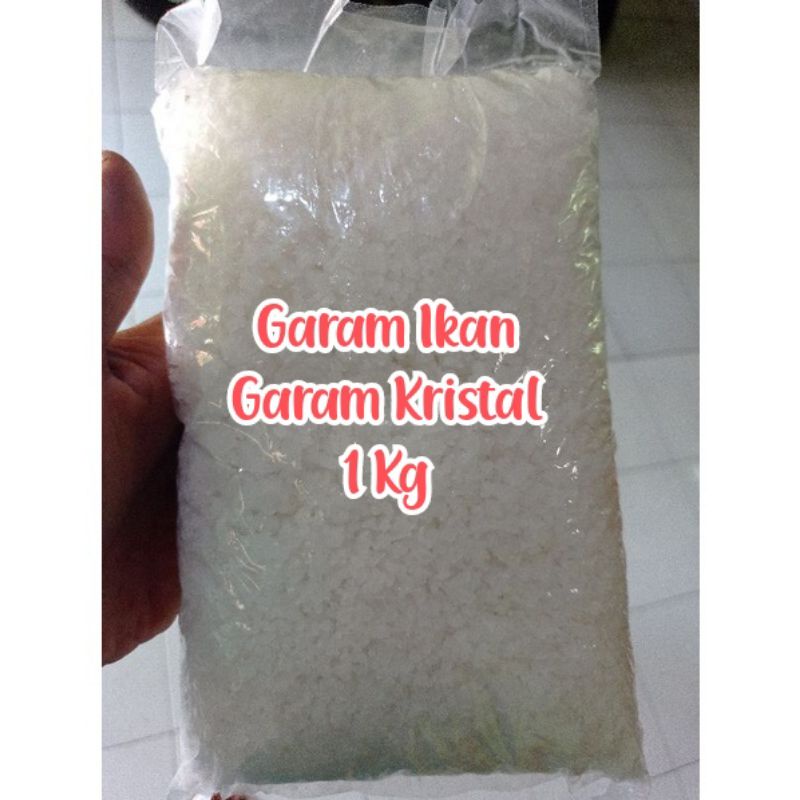 Jual Garam Ikan Garam Kristal 1 Kg Untuk Budidaya Ikan | Shopee Indonesia