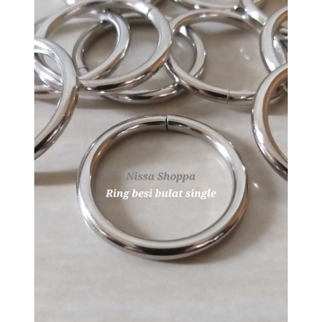 Jual Ring besi bulat 4 cm ring O ring single besi tebal kualitas ...
