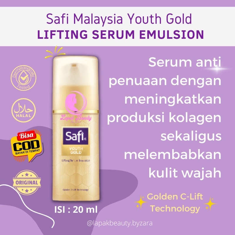 Jual Serum Wajah Safi Pelembab Pencerah Wajah Anti Aging Bopeng ...