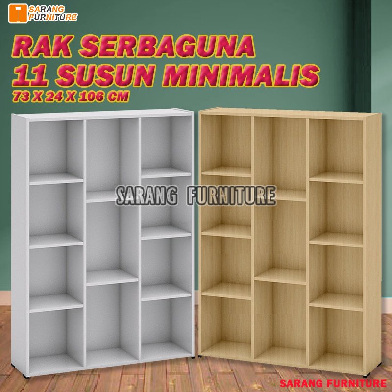 Jual RAK BUKU 11 SUSUN SERBAGUNA RAK BUKU 7 SUSUN RAK BUKU MODERN ...