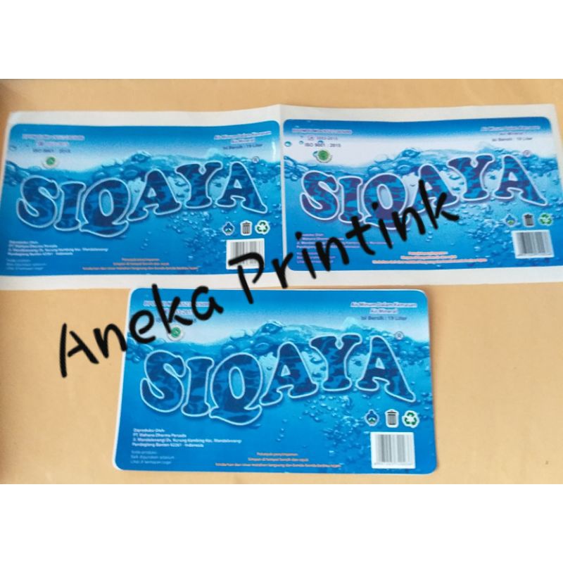 Jual STIKER GALON AMDK Indonesia|Shopee Indonesia