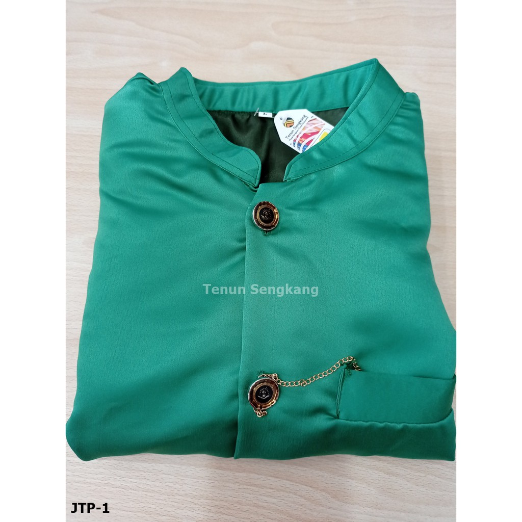 Jual Jas Tutup Bugis Makassar Premium Hijau - Tenun Sengkang JTP-1 ...